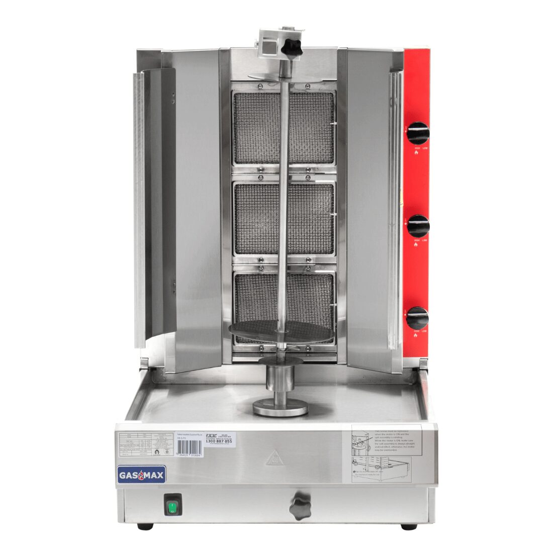 Gasmax KB-3LPG - Semi-Automatic Kebab Machine | SilverChef