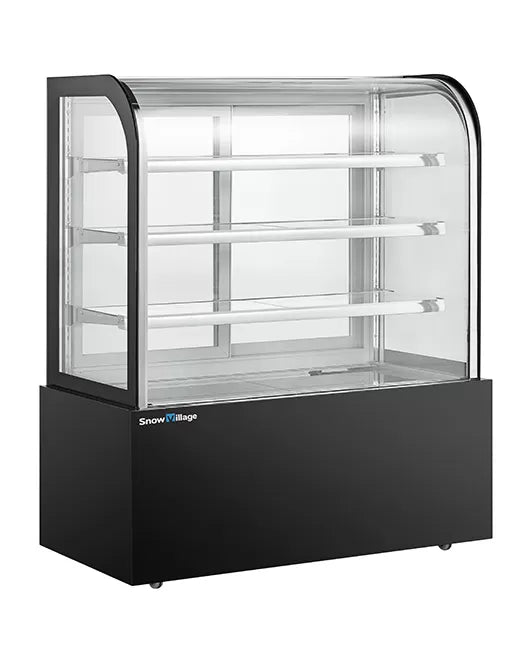 Snow Village DG-1200FYH - Glass Chilled Food Display | SilverChef