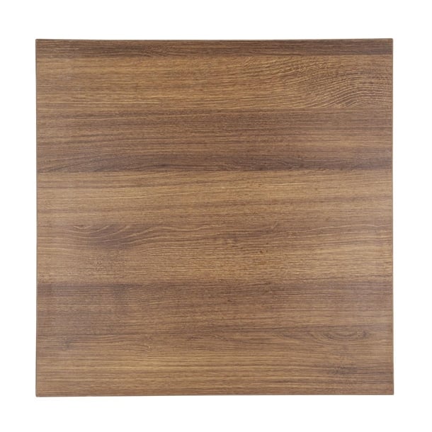 Bolero GR330 - Rustic Oak Square Table Top 700mm | SilverChef