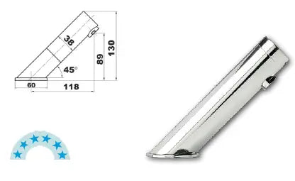 Jetstream JET4002D - Deck Mount Hands-Free Sensor Tap | SilverChef
