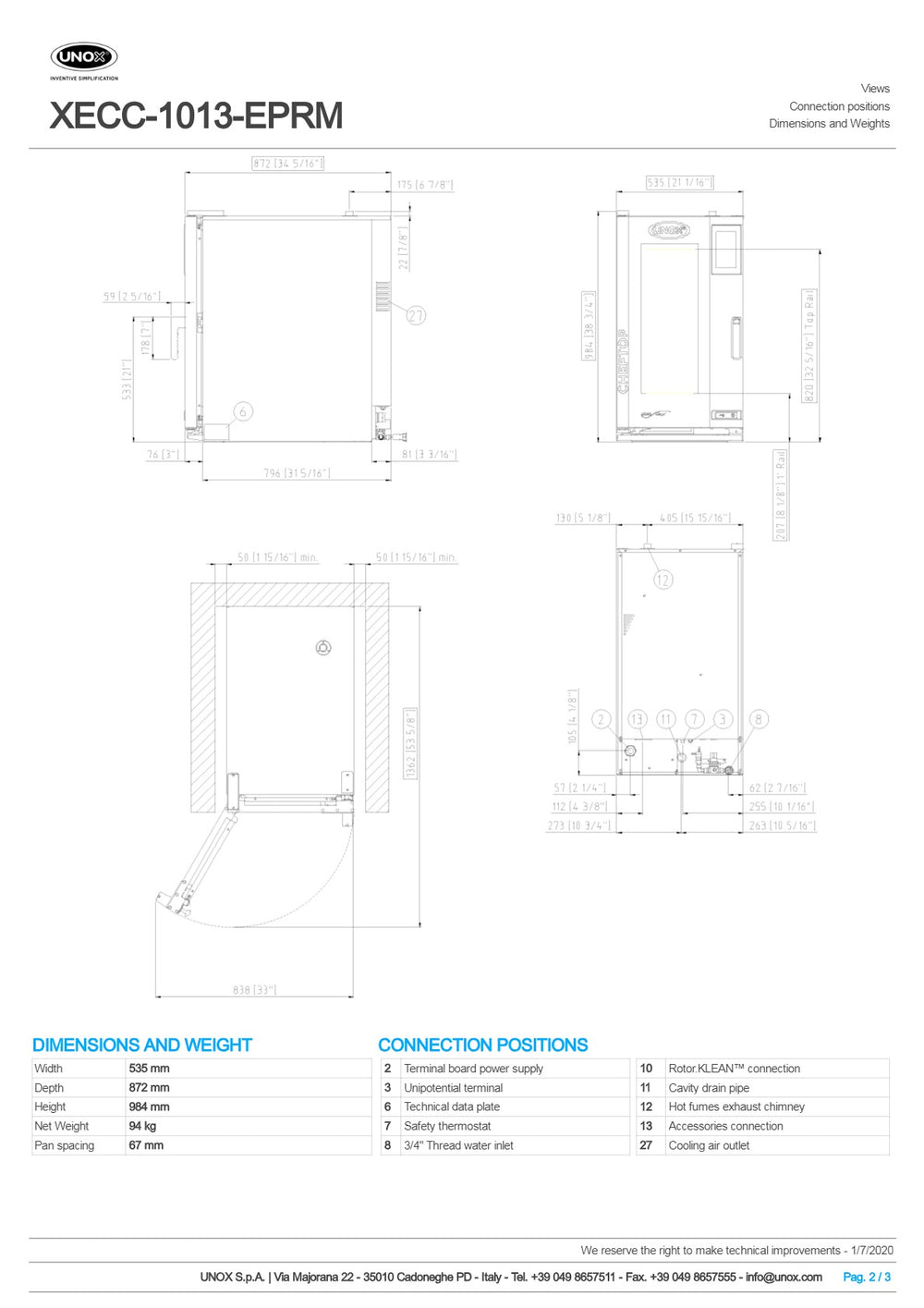 Unox Cheftop Compact XECC-1013-EPRM - Combi Oven | SilverChef