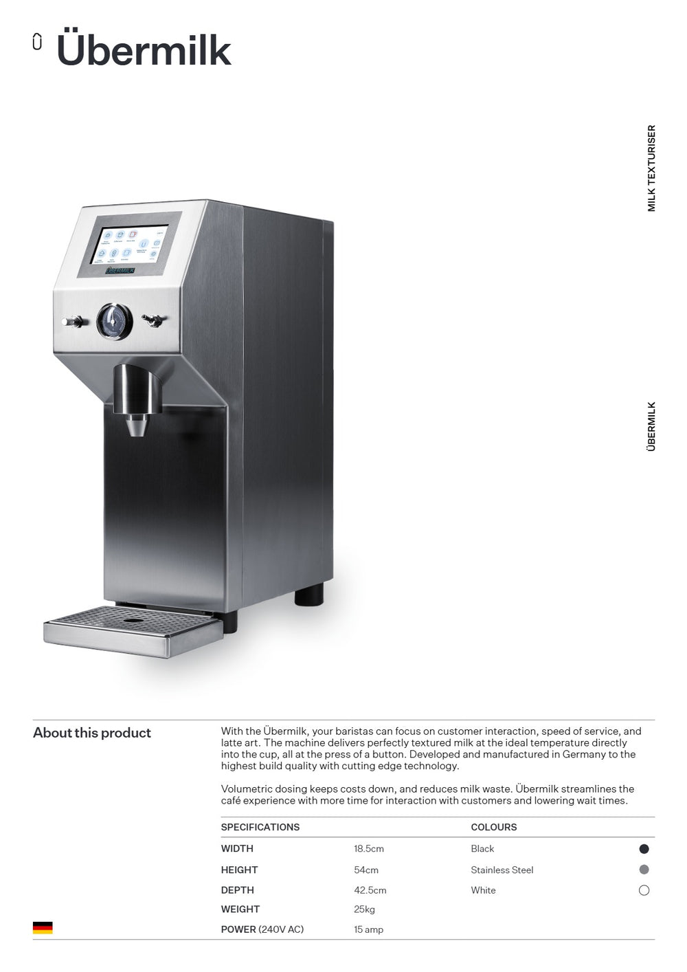 Ubermilk - Milk Frother | SilverChef